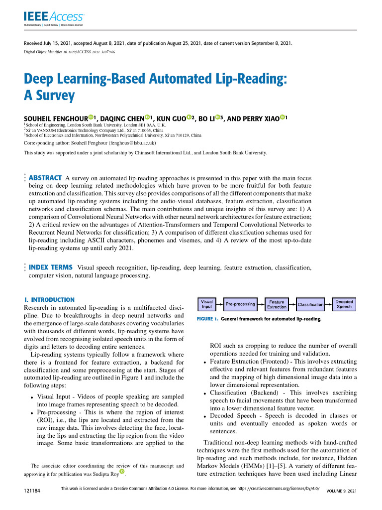 Deep_Learning-Based_Automated_Lip-Reading_A_Survey | PDF | Data Compression | Artificial Neural ...