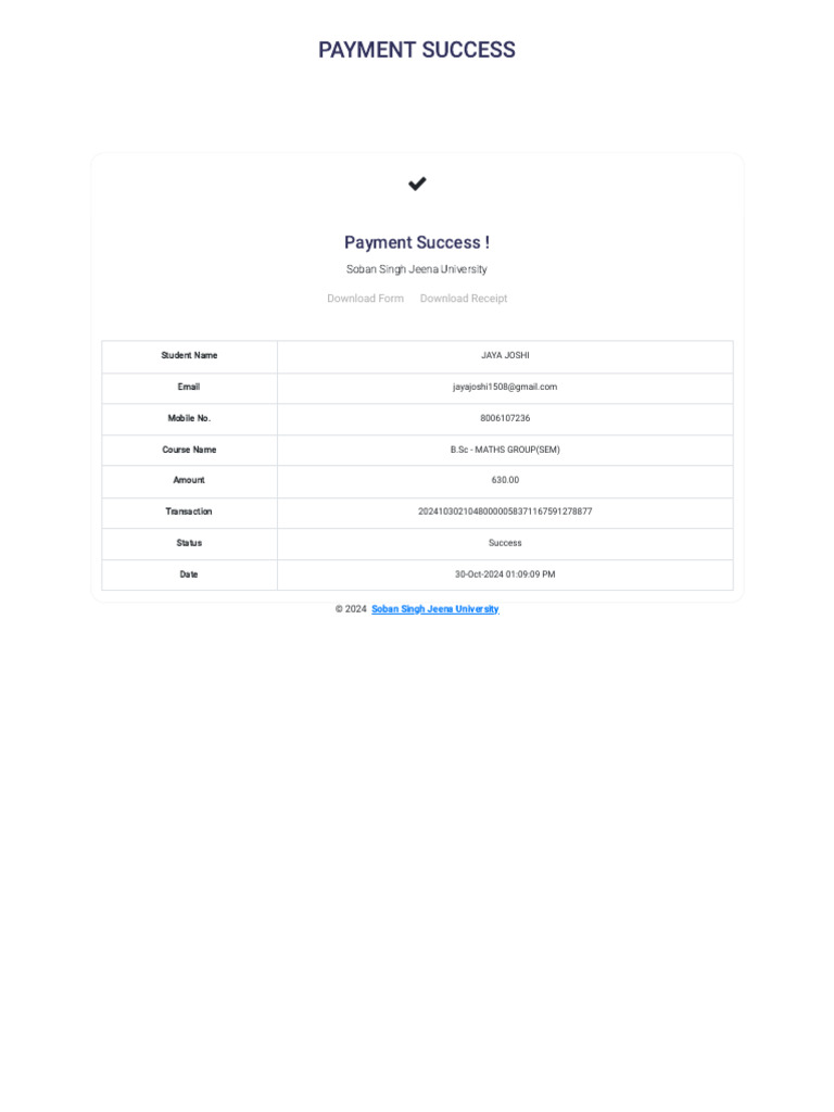ERP - Payment Success | PDF