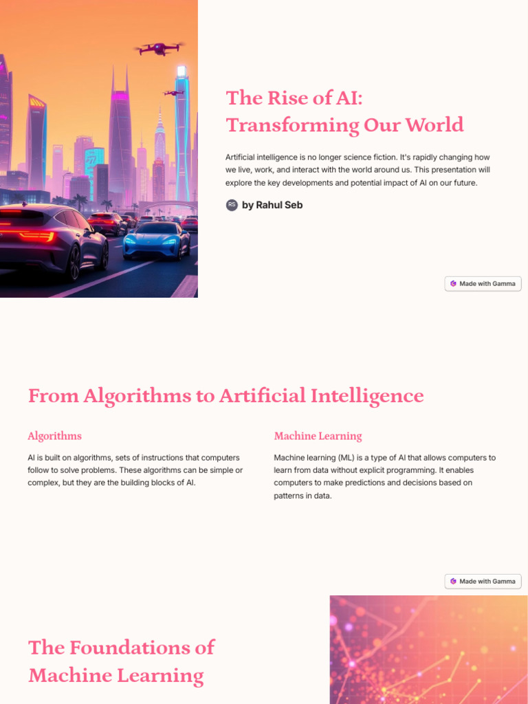 The Rise of AI Transforming Our World | PDF | Artificial Intelligence | Intelligence (AI ...