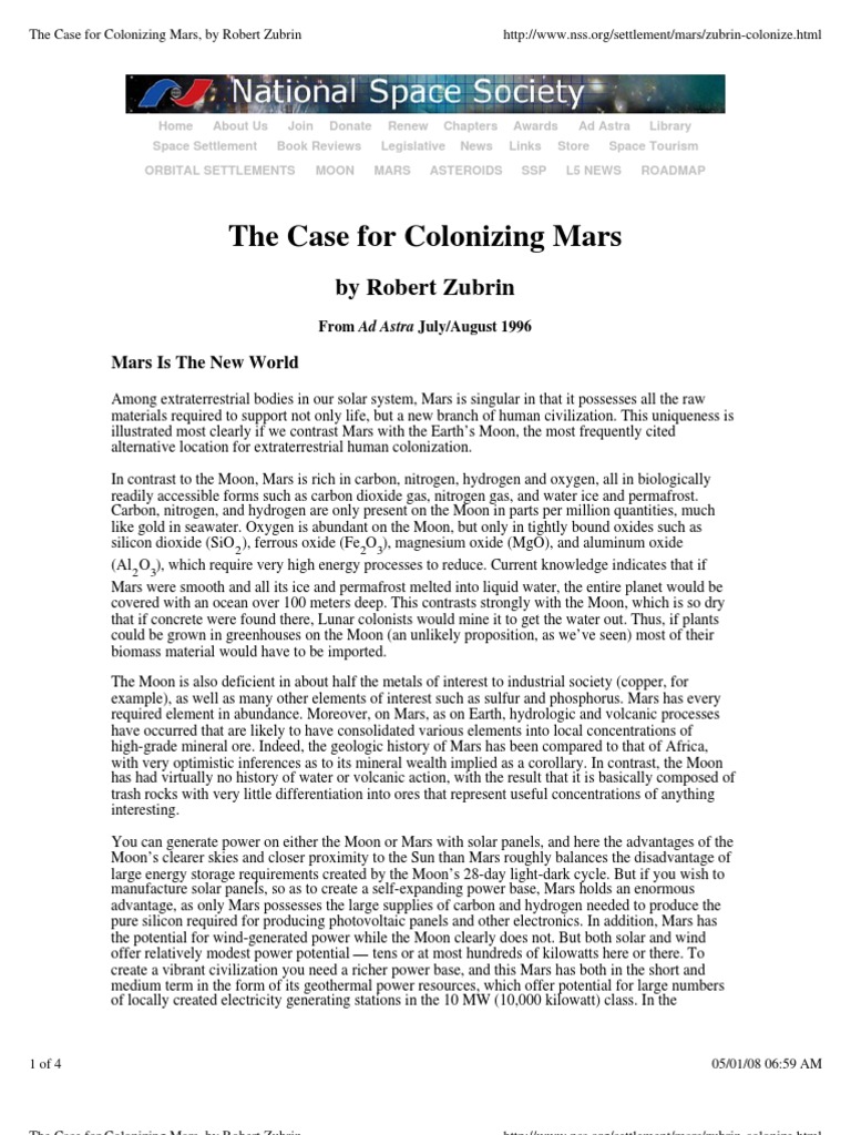 Mars Case PDF | PDF | Space Colonization | Mars