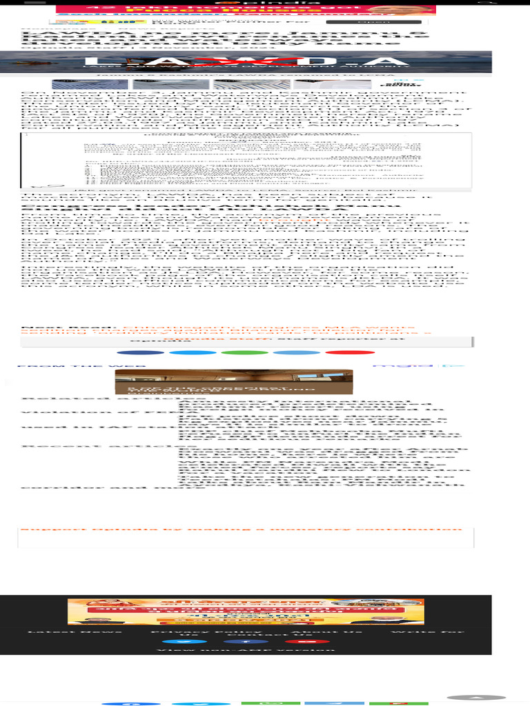 Jammu and Kashmir's LAWDA renamed to LCMA | PDF | Politics Of India