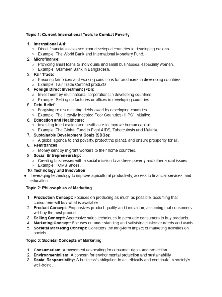 Explain All Topics in More Detail With 10 Points... - 1 | PDF | Brand ...