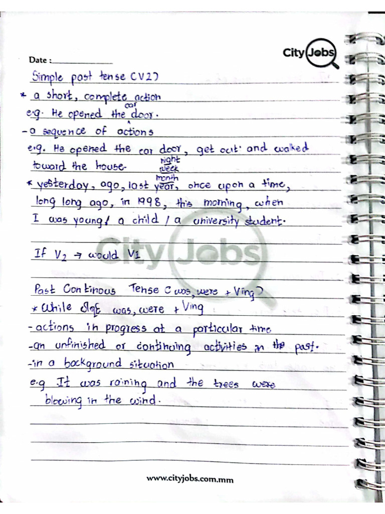 Grammer Patterns for CS | PDF