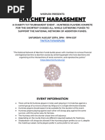 DBD 1v1 Tournament Rules and Info | PDF | Tournament | Entertainment