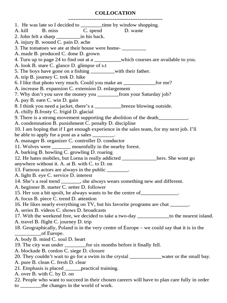 COLLOCATION 1 - Copy | PDF