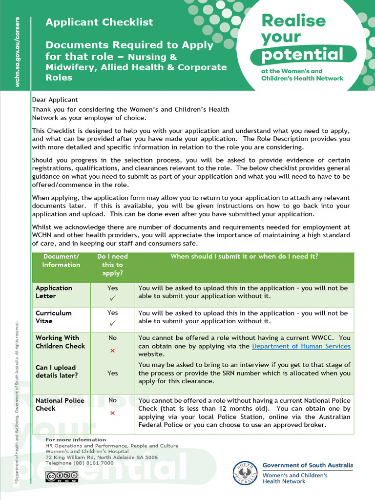 Recruitment Document and Clearance Checklist | PDF