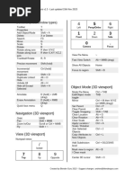 D5 Render Keyboard Shortcuts Guide | PDF | Computing | Software