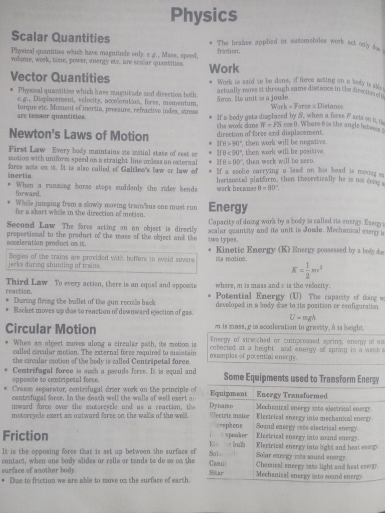 Adobe physcs | PDF | Force | Motion (Physics)