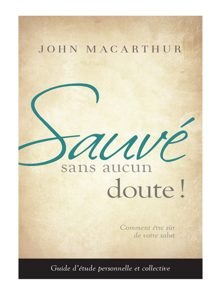 Sauvé Sans Aucun Doute - Guide | PDF | Dieu | Épître aux Romains