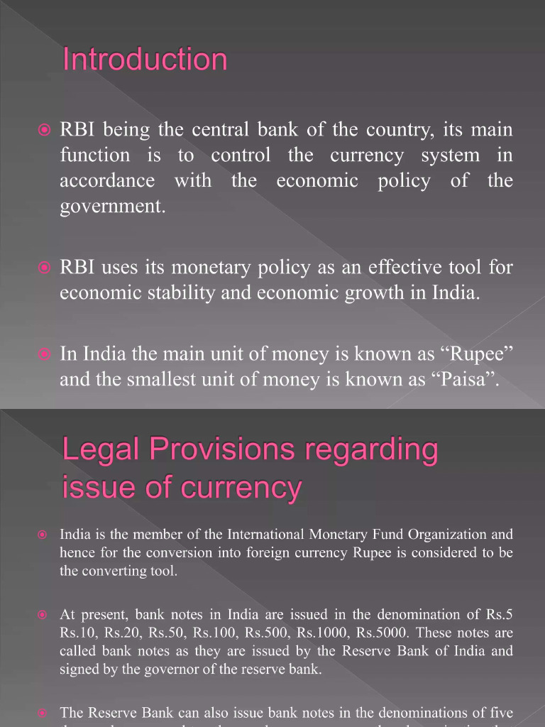 Indian currency system updated | PDF