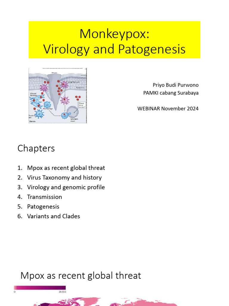 MPOX - Virology - Patogenesis (DR - Priyo Budi P, M.si, M.ked - Klin ...