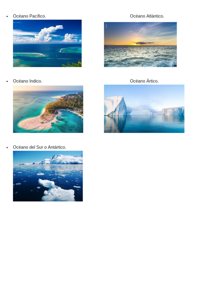 5 Oceanos de Mundo | PDF