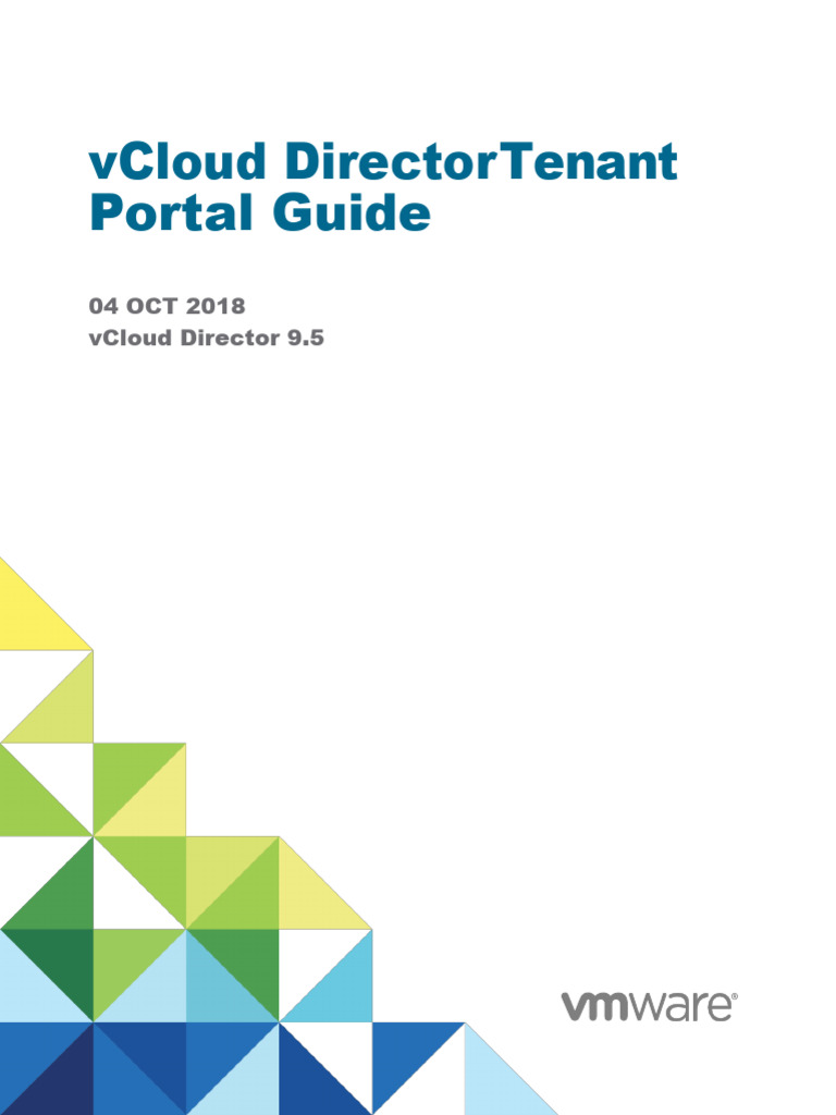 vcd_95_tenantportal-EIP final | PDF | Virtualization | Virtual Machine
