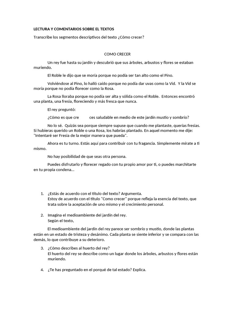 Practica Leng | PDF | Autoestima | Amor