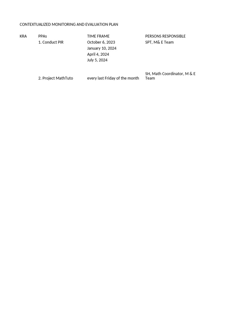 CMEP and CMEAR | PDF