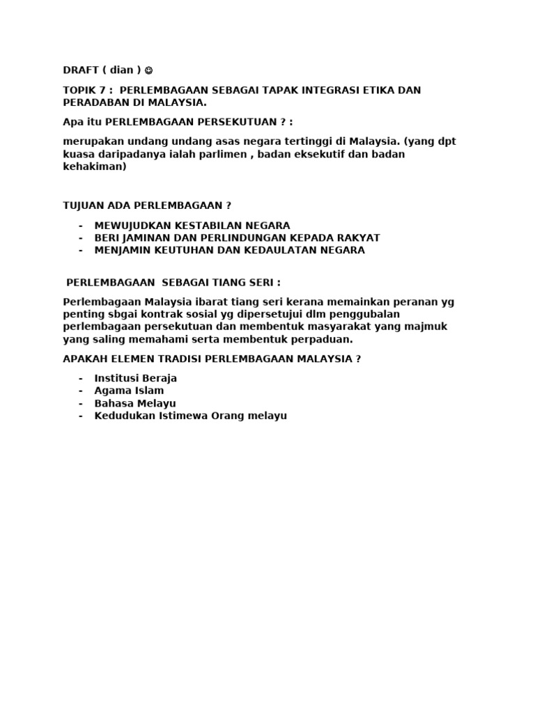 Draft Ctu (Dian) | PDF