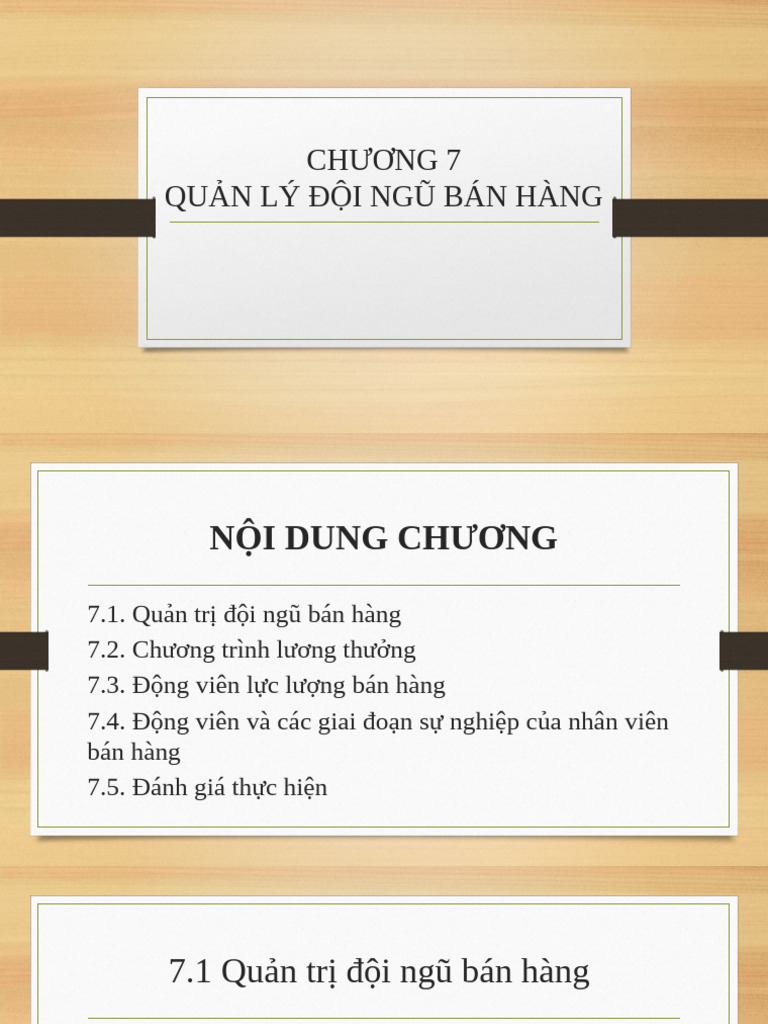Chương 7 - QTBH | PDF