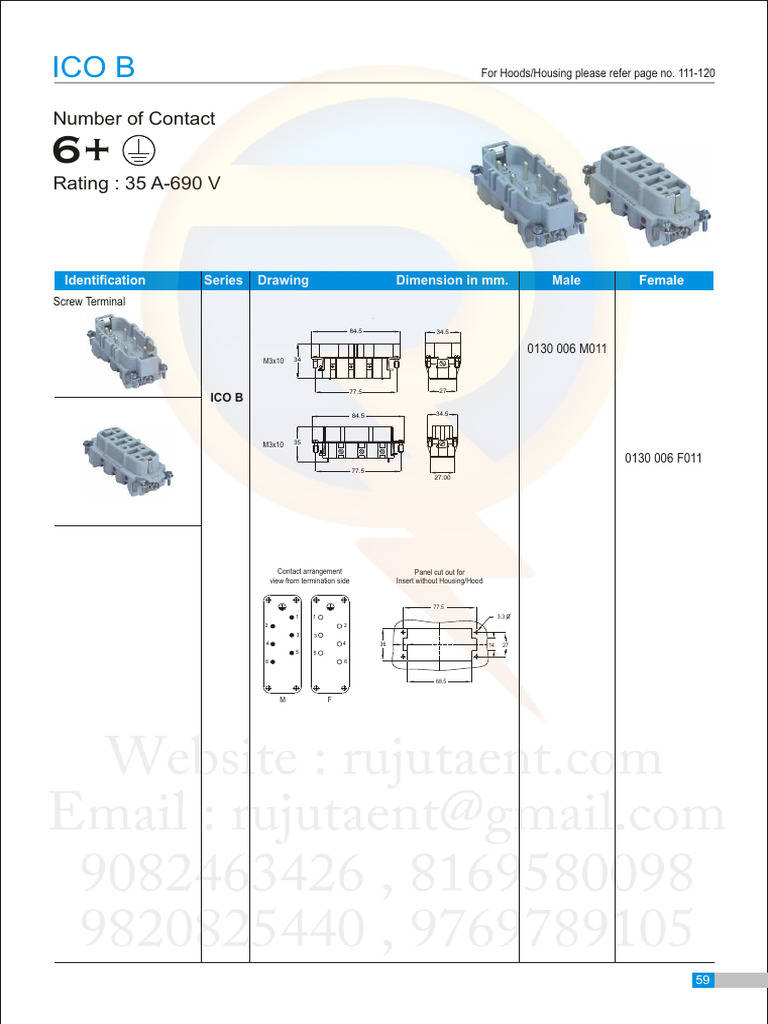 Indo Elect Plug & Socket Manual - Part4 | PDF | Electrical Connector ...