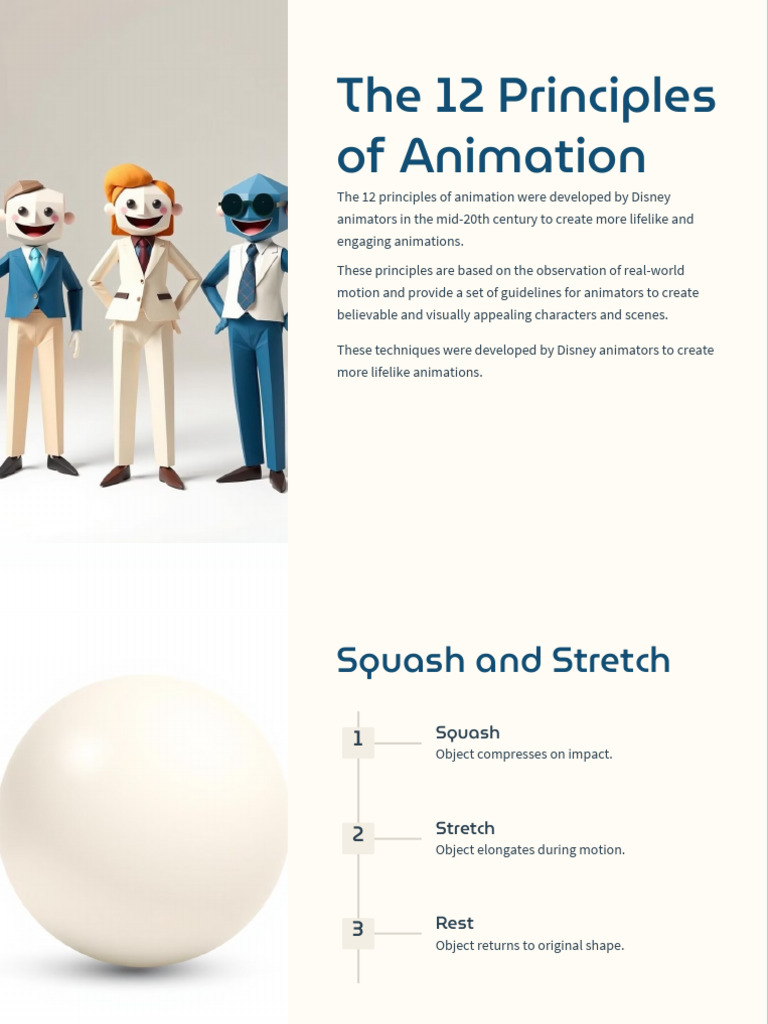 The 12 Principles of Animation PDF | PDF