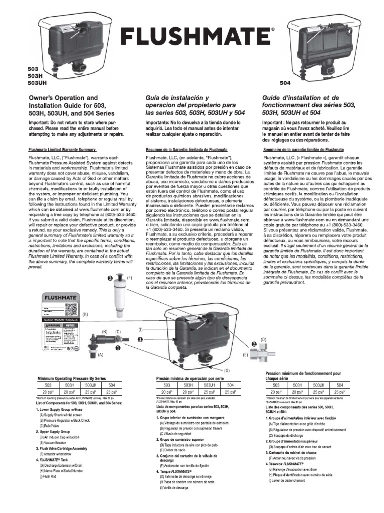 Replacement-Instructions-503-503H-503UH-504 | PDF