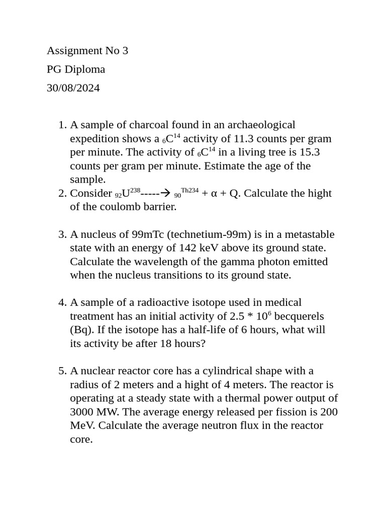 Assignement 3 Diploma | PDF