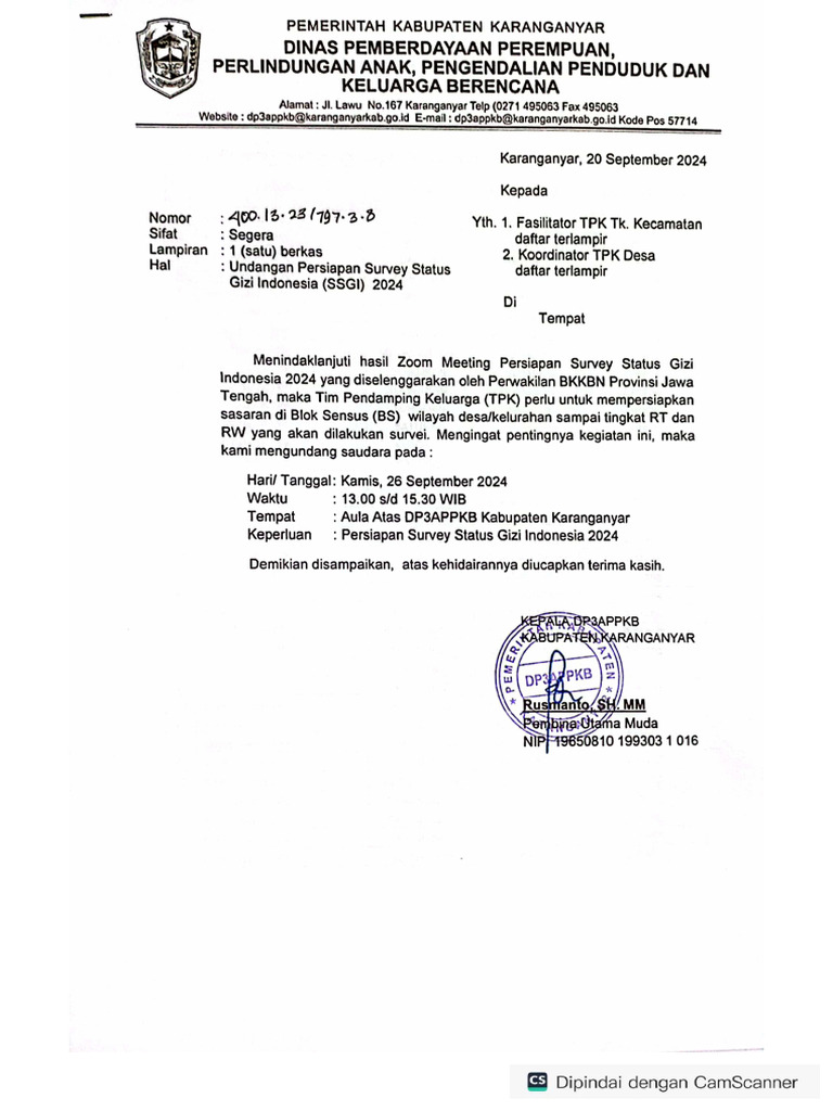 Undanagan SSGI Kedua | PDF