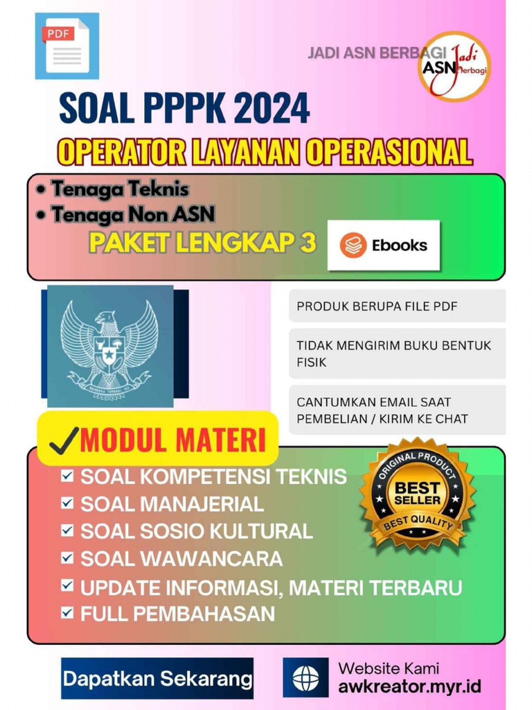 Paket Lengkap 3 Operator Layanan Operasional | PDF