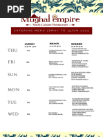 Staff Food Menu | PDF