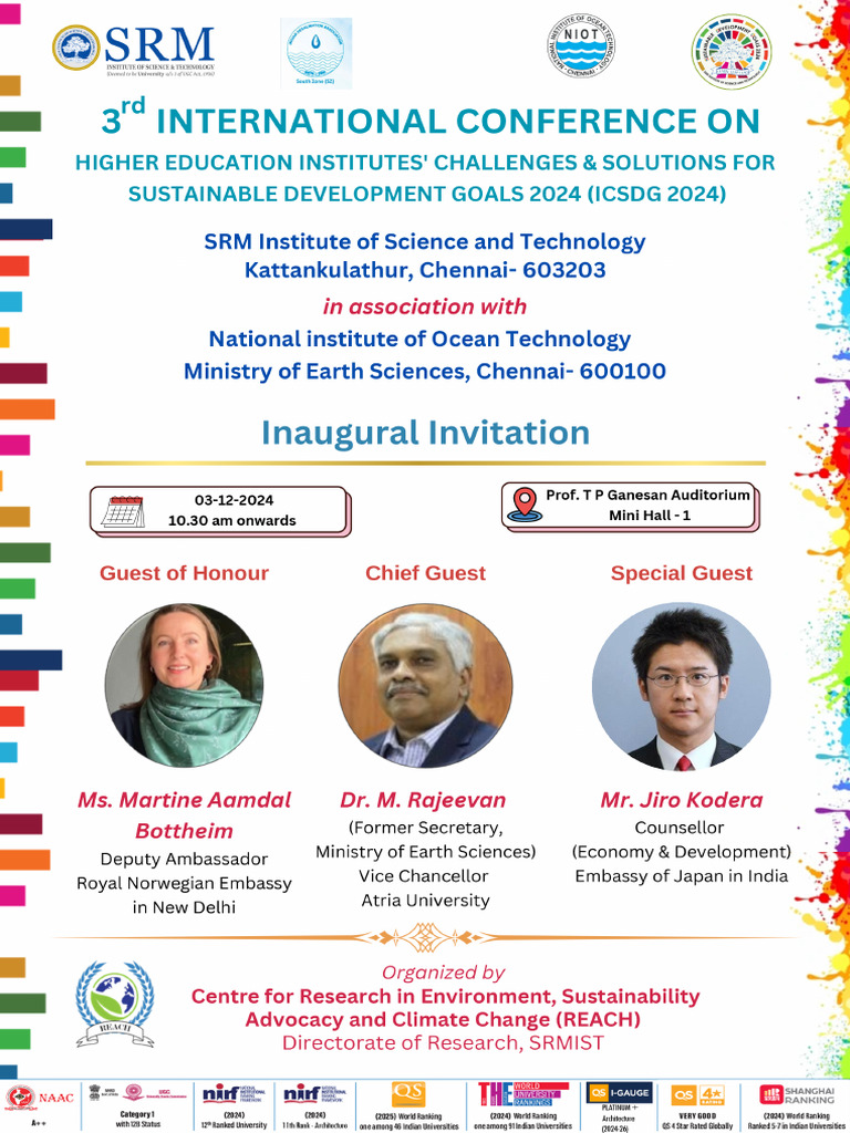 Inaugural Invitation ICSDG 2024 | PDF