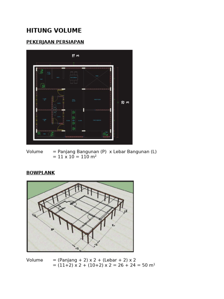 Hitung Volume | PDF
