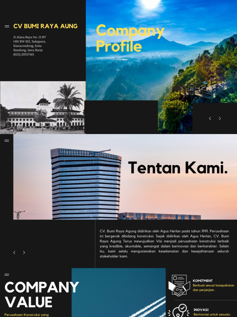 Company Profile CV - Bumi Raya Agung | PDF