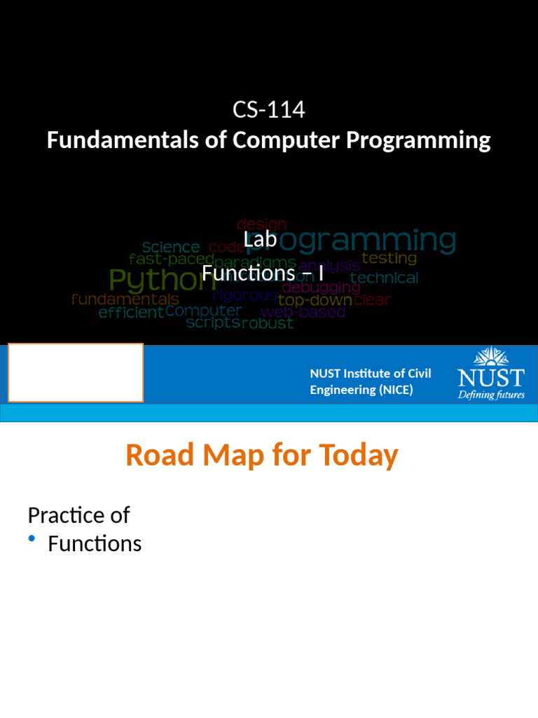 Computer Programming Functions Lab Guide | PDF