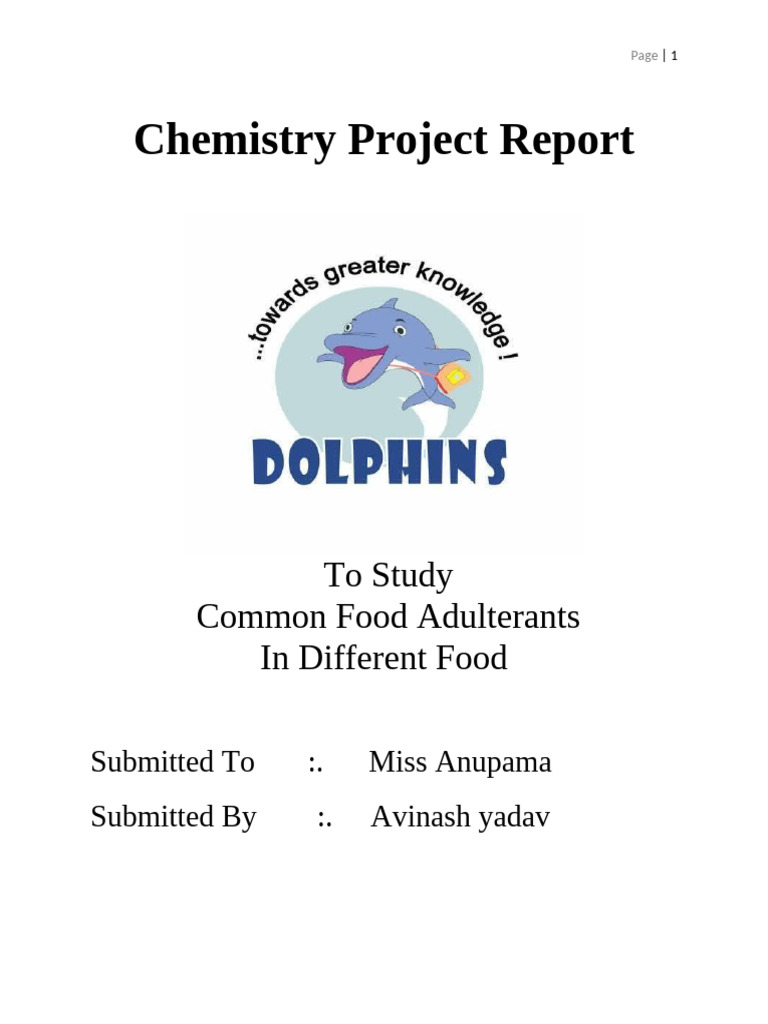 Chemistry Project File | PDF | Food Safety | Turmeric