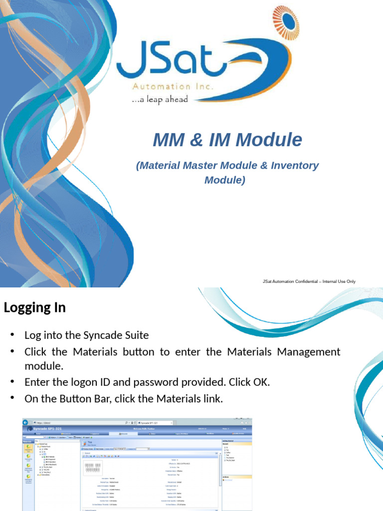 Introduction to MM&IM Module | PDF | Inventory | Engineering Tolerance