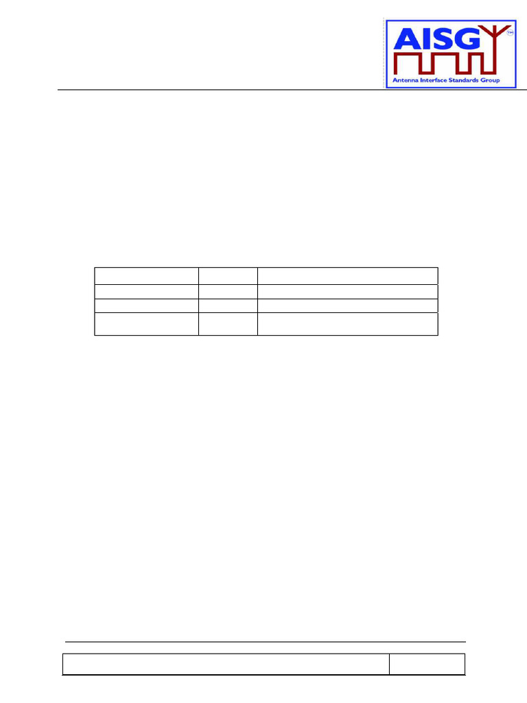 AISG Antenna Port Color Coding v2.0 | PDF | Broadcast Engineering ...