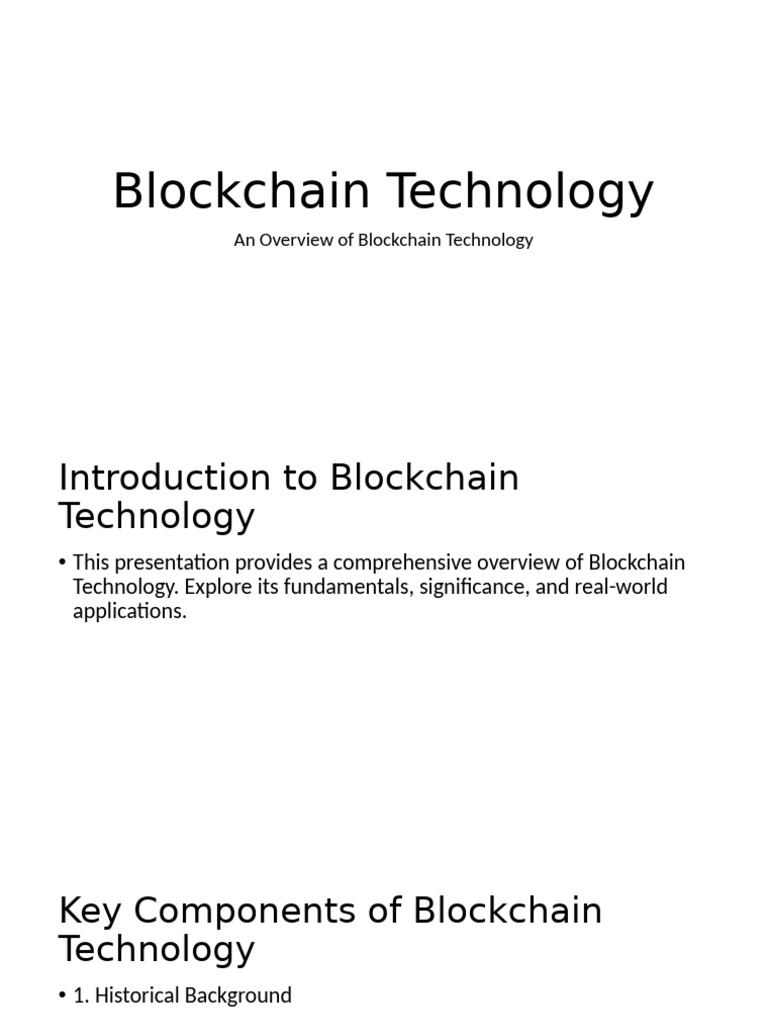 Blockchain Technology | PDF