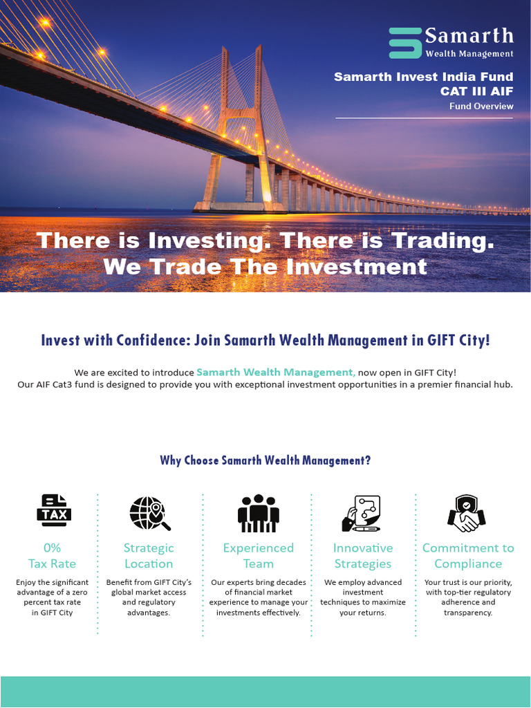 Samarth Invest India Fund Overview | PDF | Investing | Investor