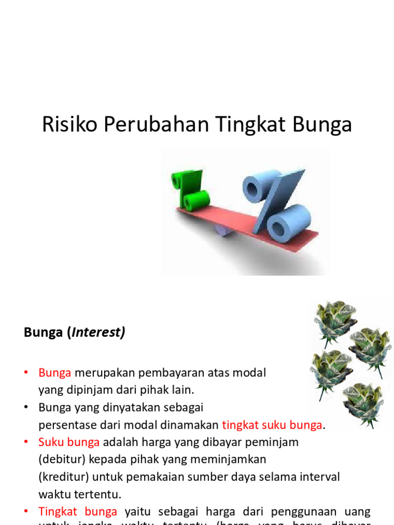 Risiko Perubahan Tingkat Bunga dalam Investasi | PDF