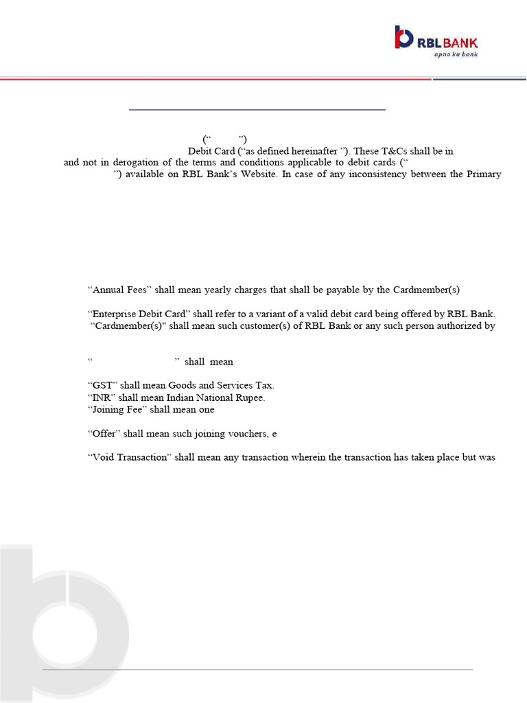 TNC Enterprise Debit Card | PDF | Debit Card | Credit Card