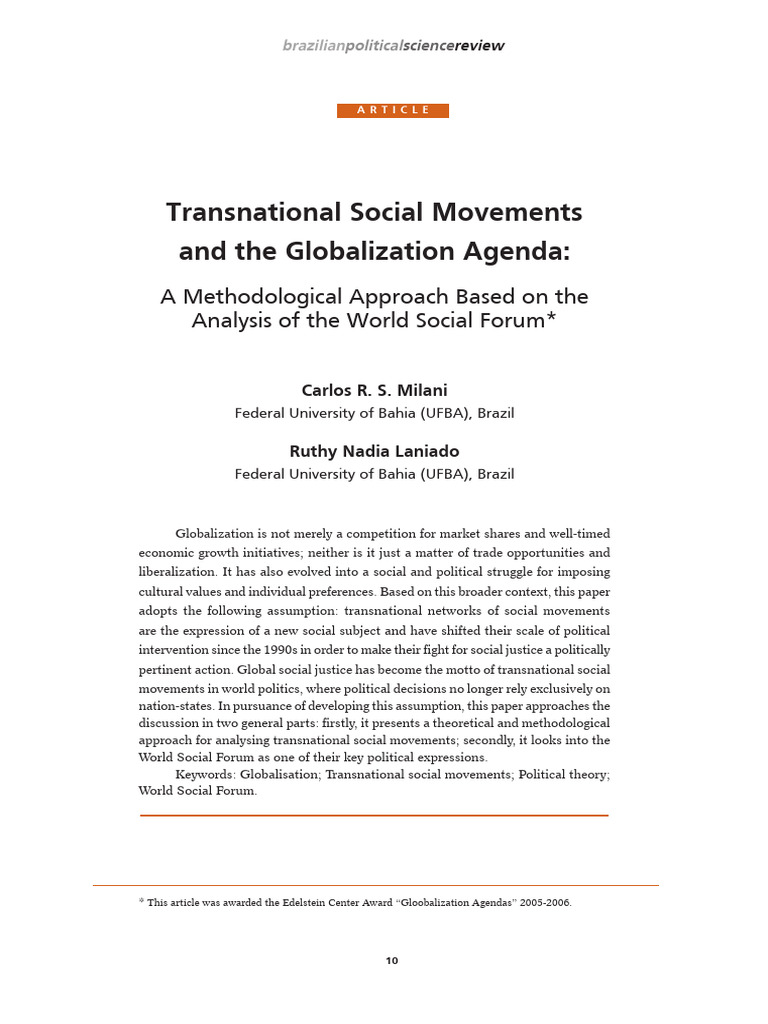 téléchargement (7) | PDF | Globalization | Social Movements