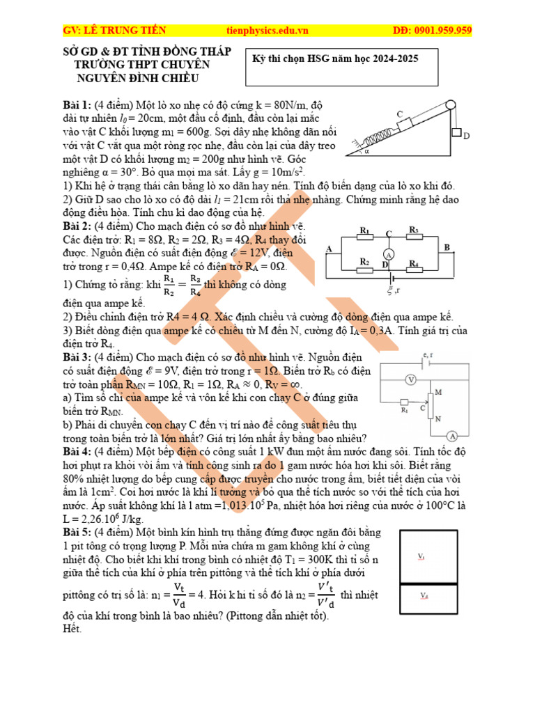 HSG Đ NG Tháp 2024 | PDF