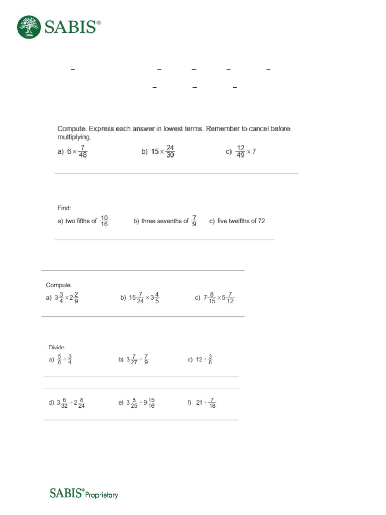 2324 - Math Final Term 3 Revision Sheet - Level H 2 | PDF