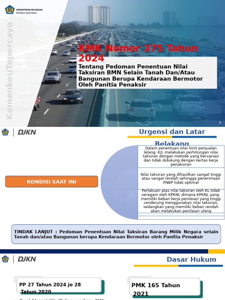 Bahan Tayang Sosialisasi KMK 375 | PDF
