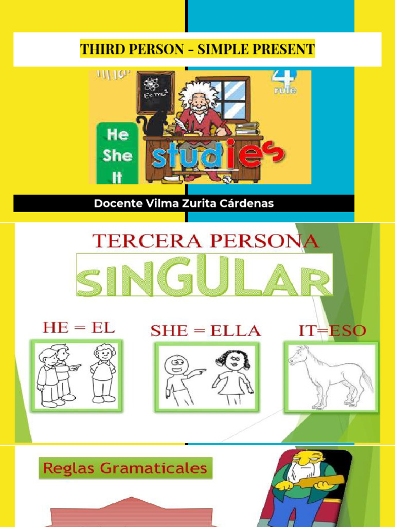 Third Person - Simple Present | PDF