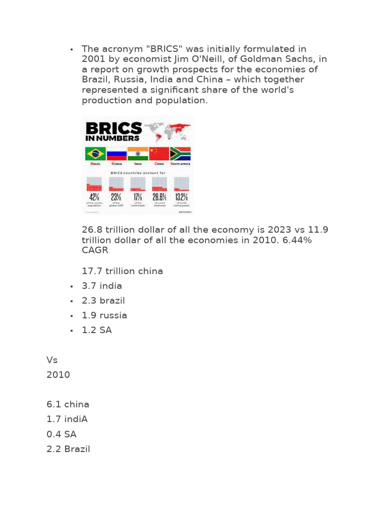IB BRICS | PDF | Bric | Economies