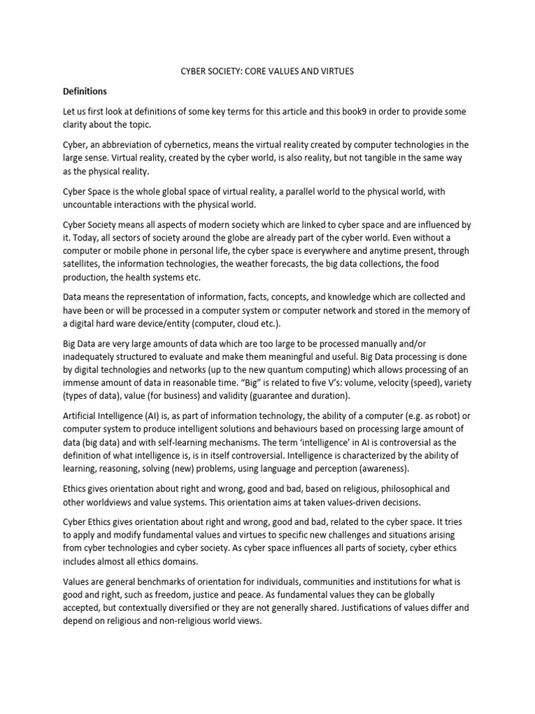 Cyber-Ethics-in-digitized-business | PDF | Artificial Intelligence ... Cyber-Ethics-in-digitized-business | PDF | Artificial Intelligence ...