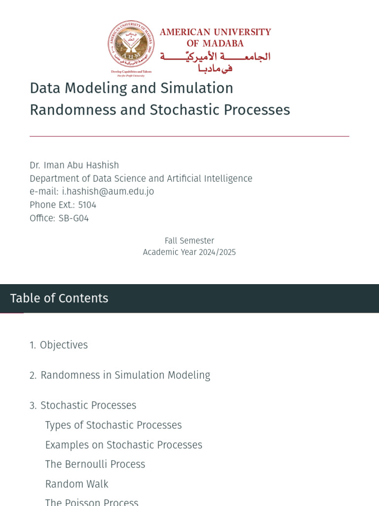 03 Randomness and Stochastic Processes | PDF | Stochastic Process ...