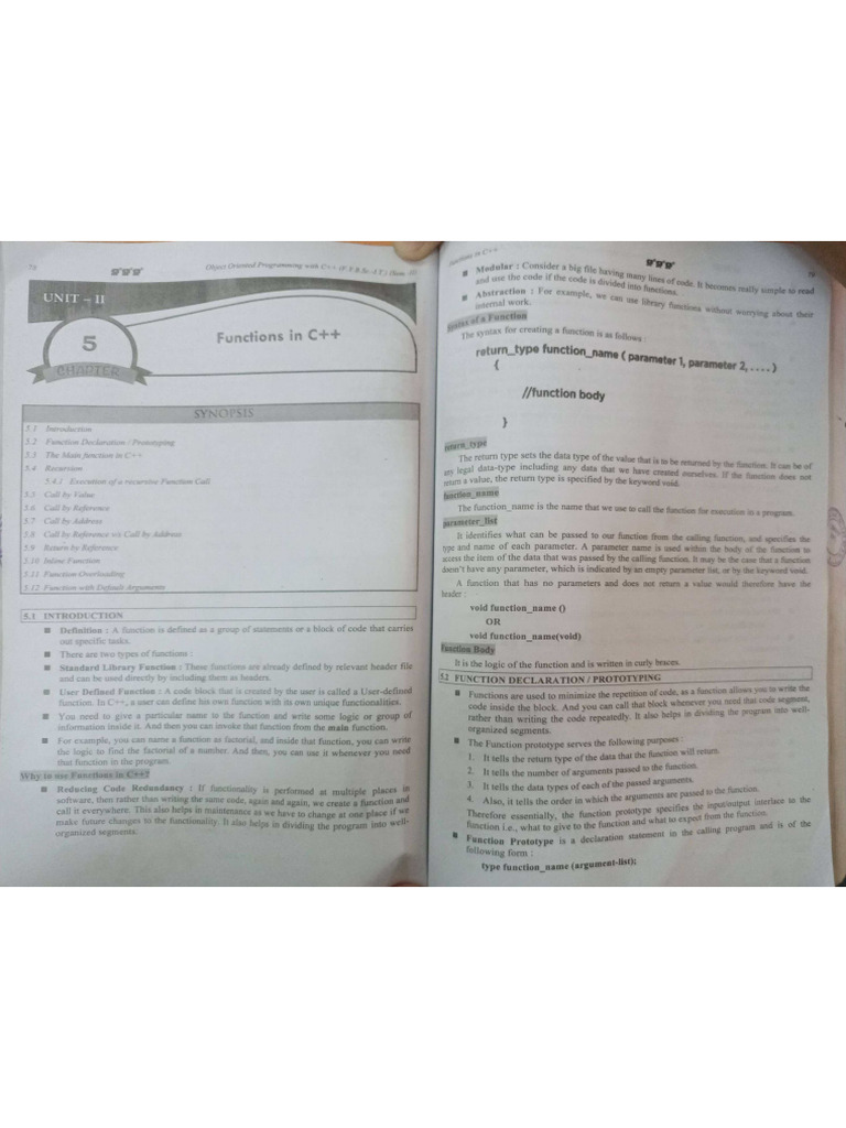 OOPS Chapter No - 5 | PDF