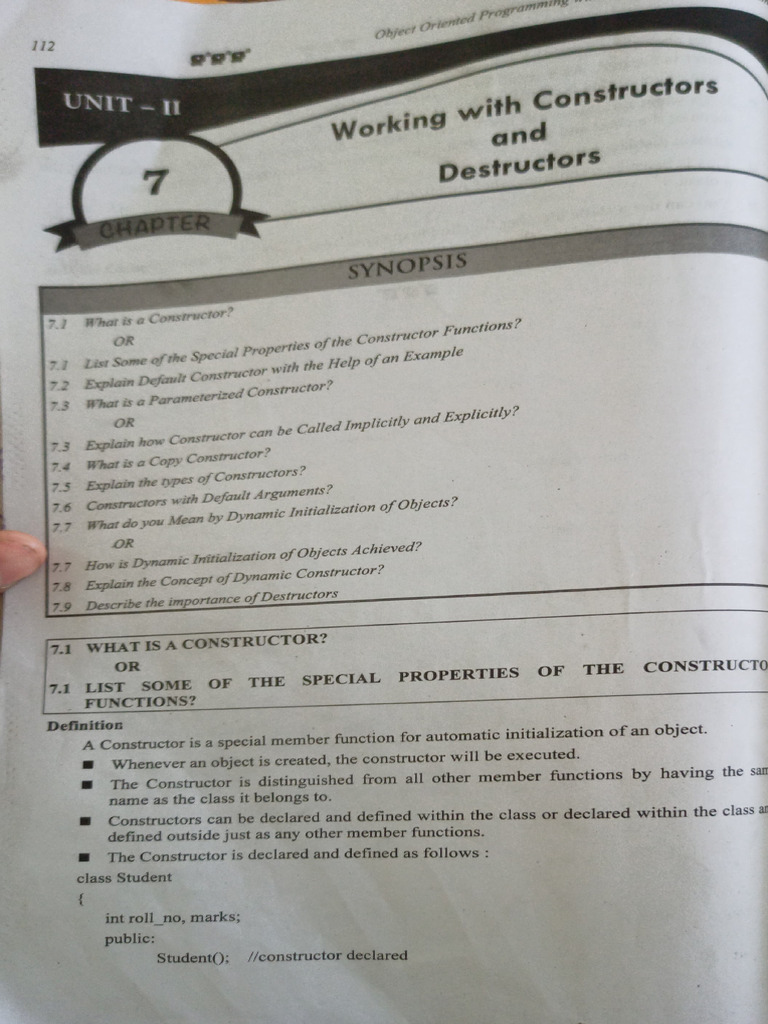 Oops Chapter 7 | PDF