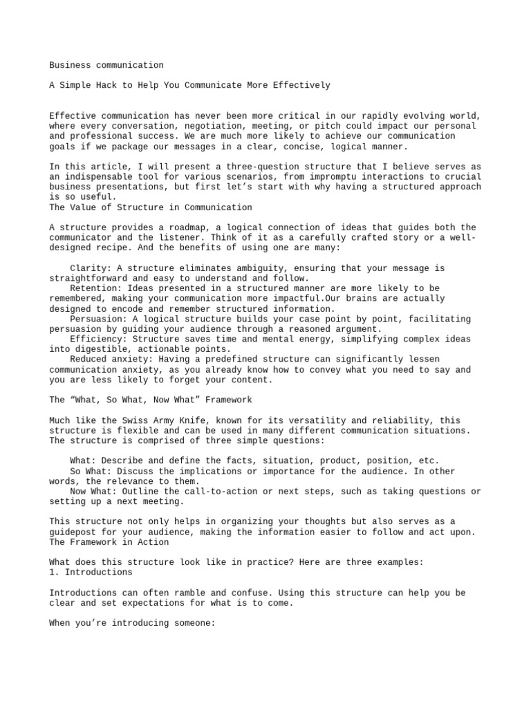 business communication | PDF | Communication | Persuasion